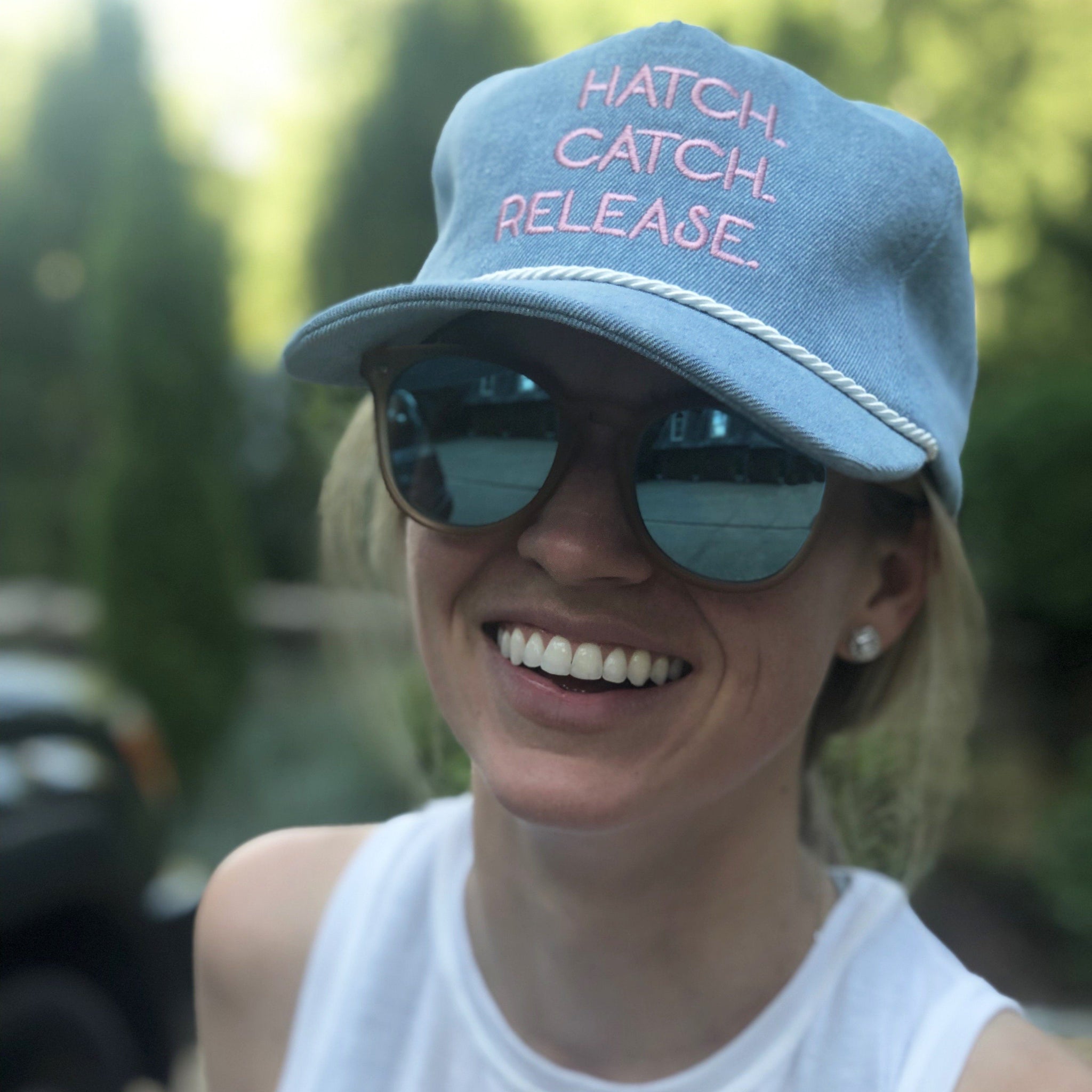 Denim Hat - Hatch. Catch. Release. – Monti Coolers